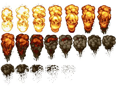 Explosion Sprite Metal Slug