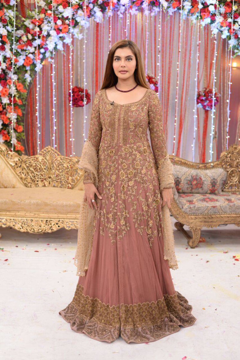 In Good Morning Pakistan Nida Yasir Dresses