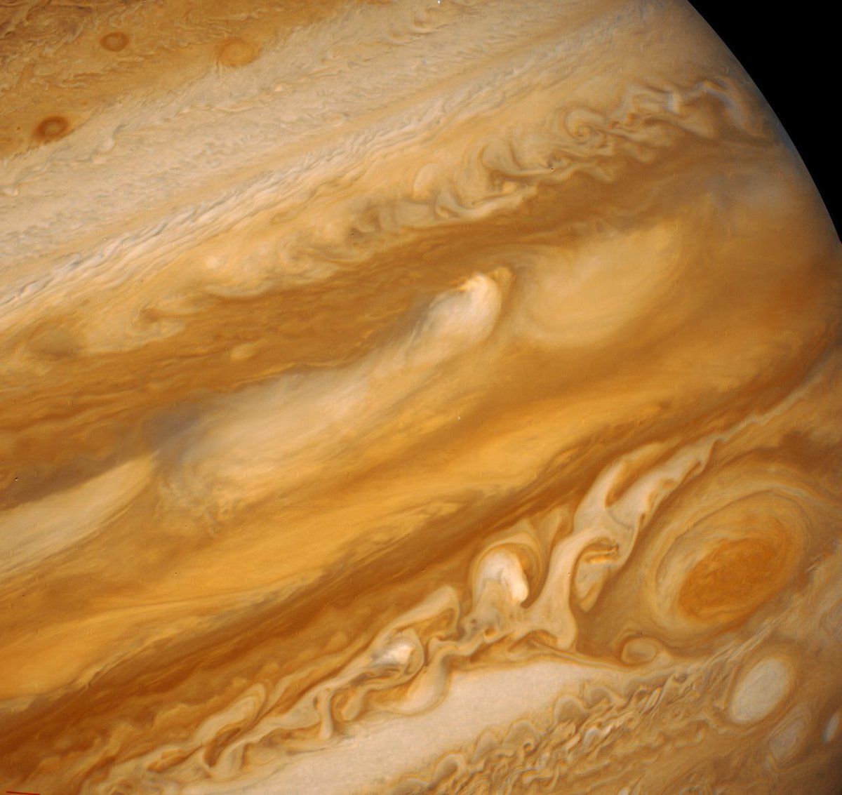 Jupiter, observed by NASA’s Voyager 1 probe on February 28, 1979 ...