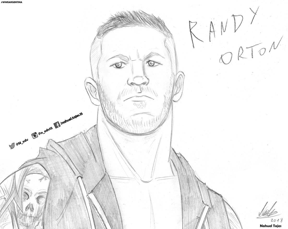 Randy Orton Drawings In Pencil