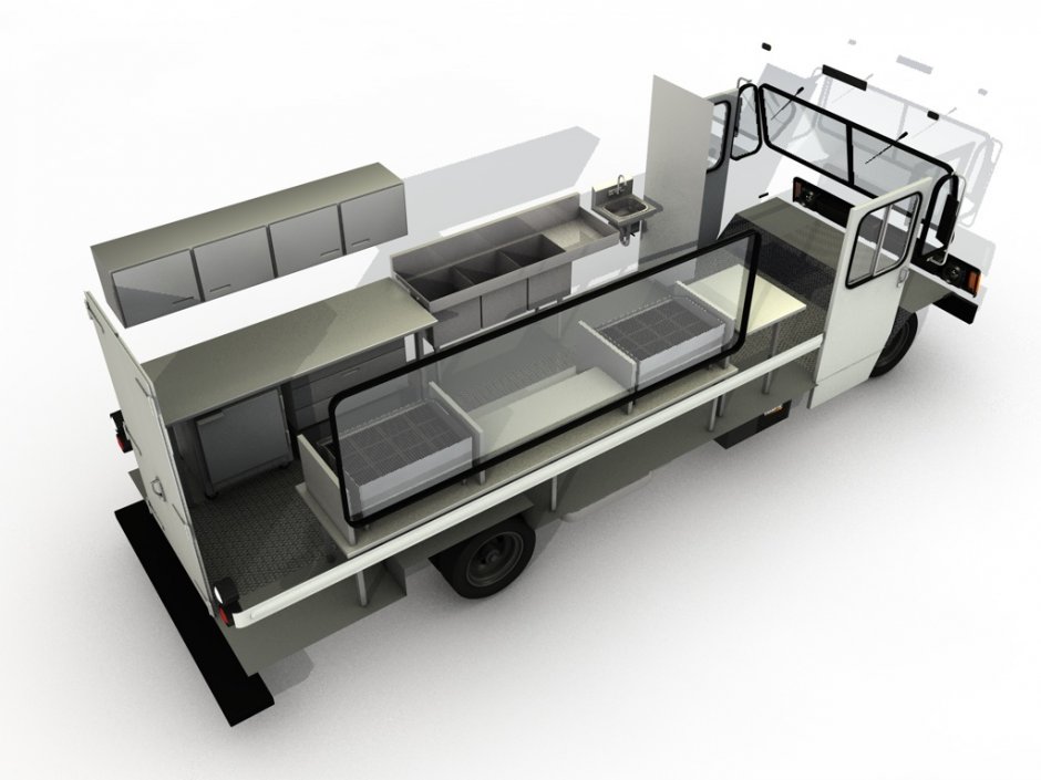 Mobile Food Truck Floor Plans