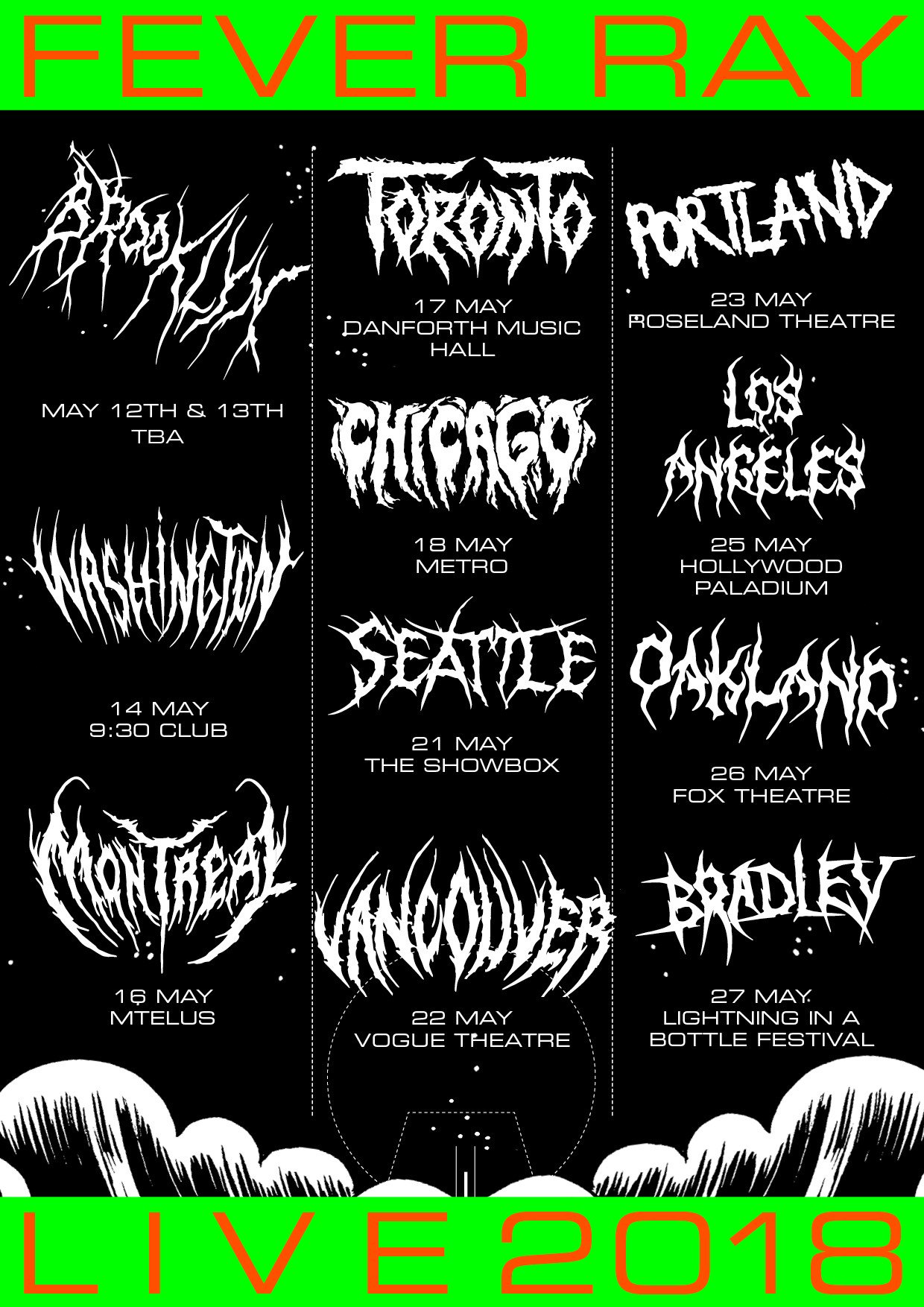 Fever Ray Logo Fever Ray End Of The Road Festival 2024 Art Prints
