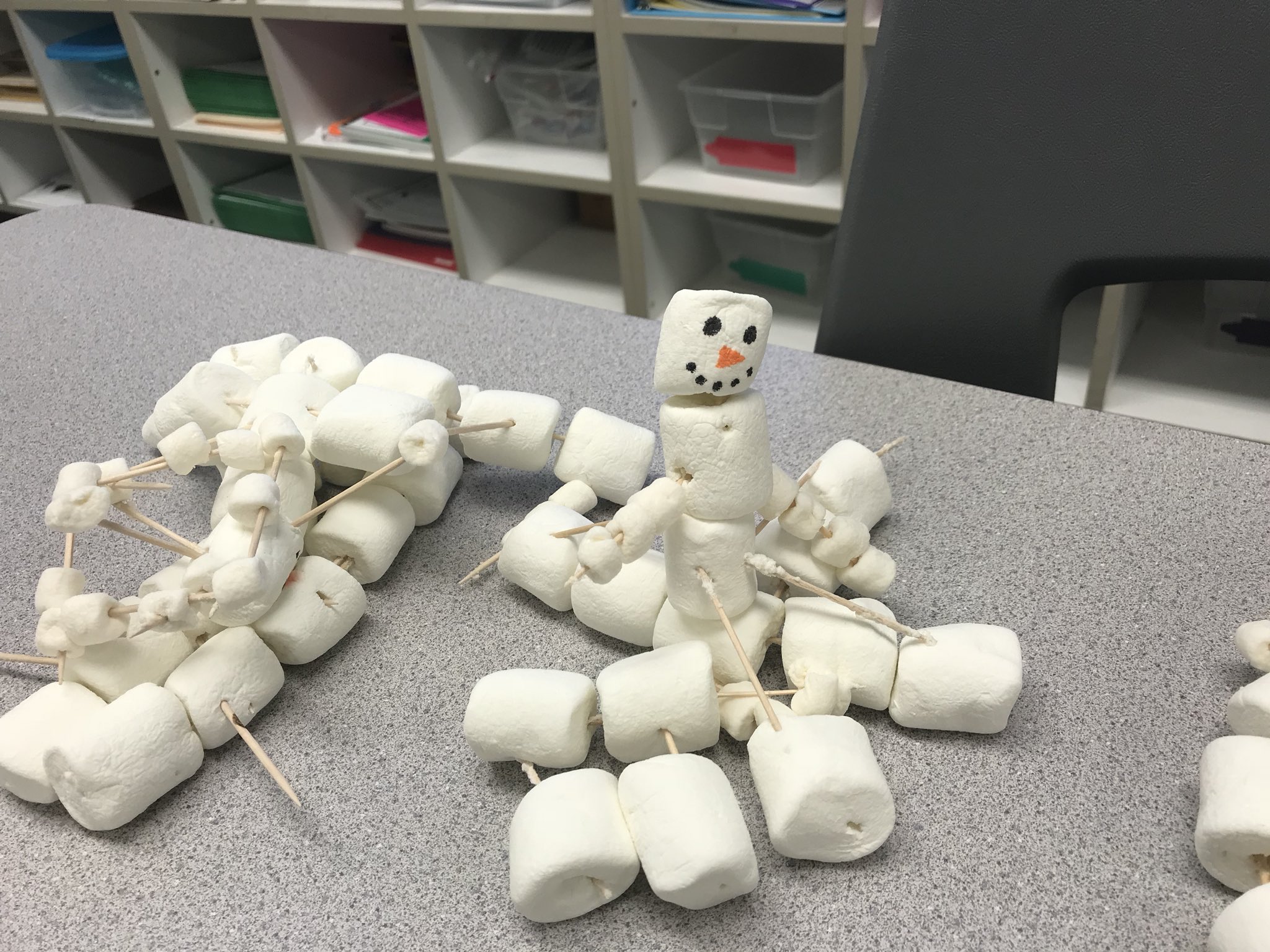 Locust Grove Elem on Twitter: "Snowman day in kindergarten...teams ...