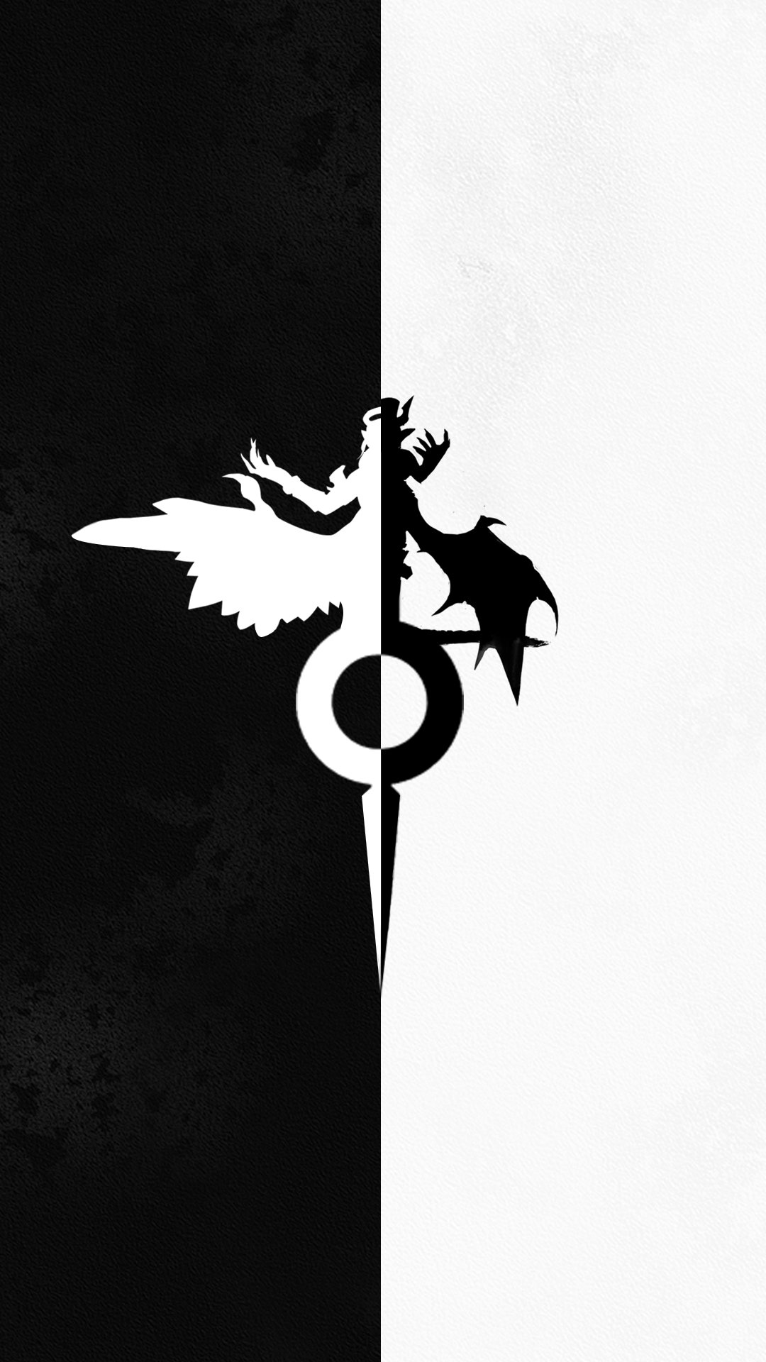 Half Angel Half Demon Wallpaper