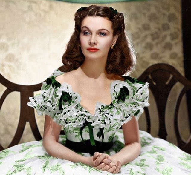 Vivien Leigh Green Dress