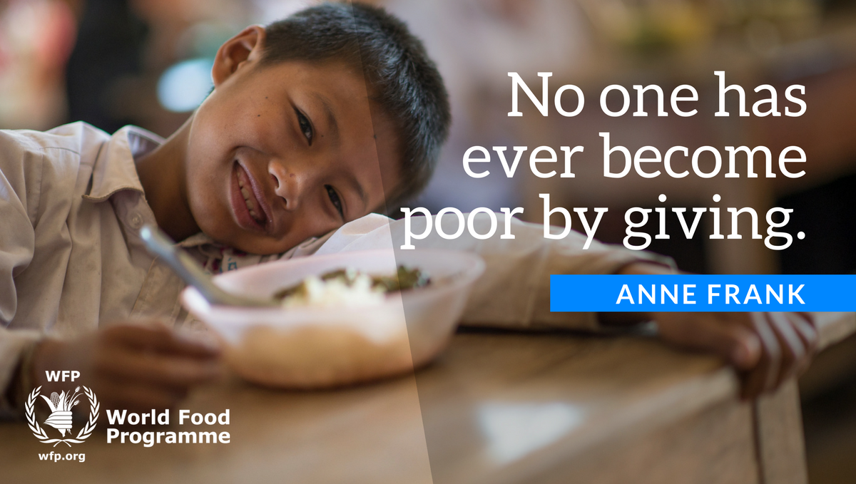 Giving Food To The Poor Quotes