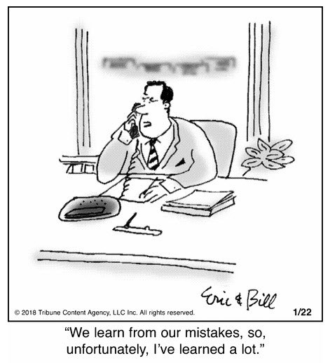 Learning From Mistakes Comic