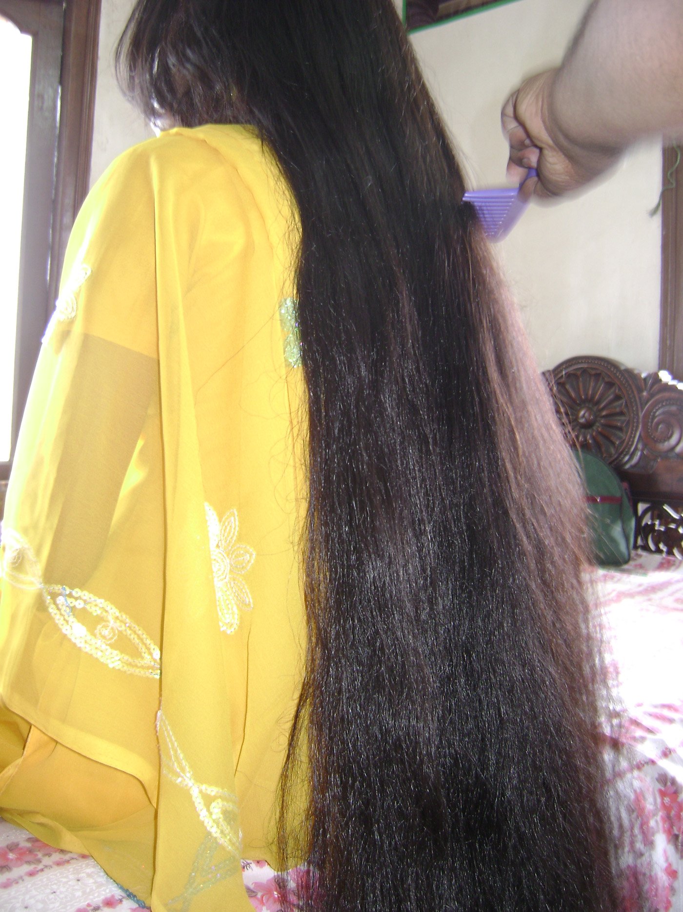 Indian Rapunzel Long Hair Video