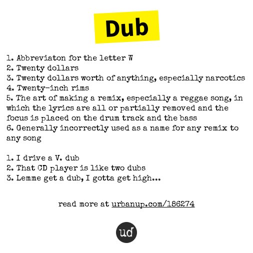 Dub Meaning: What Does It Really Mean And How To Use It?, 43% OFF