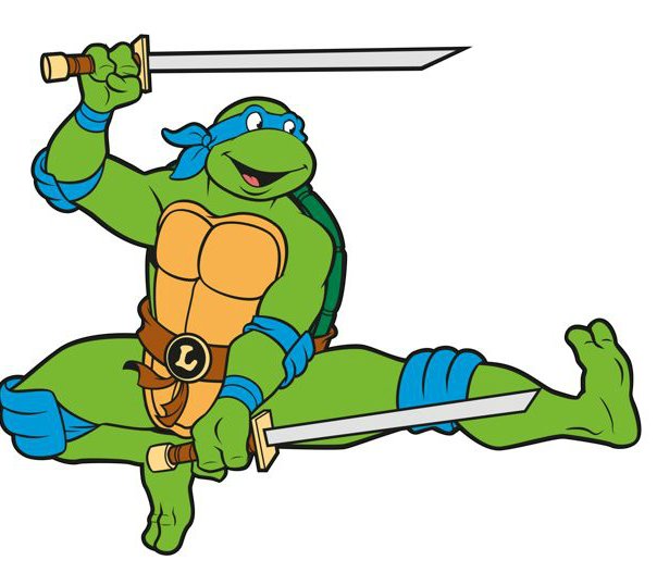 Leonardo Ninja Turtle Clipart