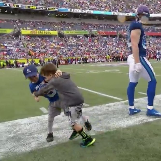 Drew Brees' Boys Cutting Up and Having Fun at the Pro Bowl | Lipstick Alley