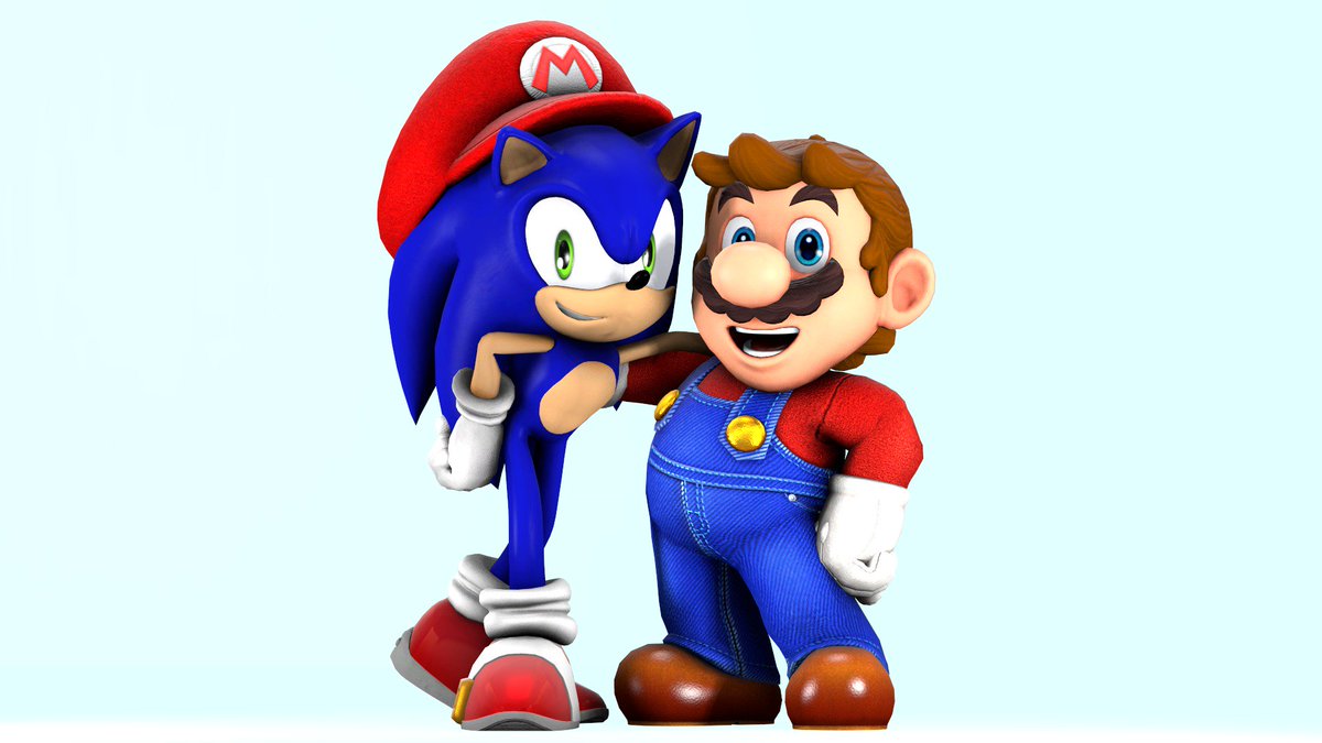Classic Mario And Modern Mario