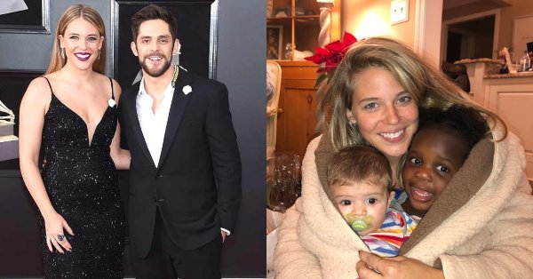Thomas rhett and lauren akins gushed about their adorable daughters ...