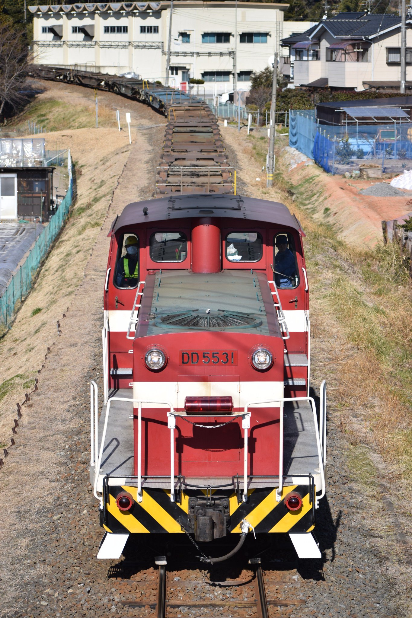 カトー@着たい撮りたい on Twitter: "福島臨海鉄道 DD55 鉱石に間に合わず撮れたのは空車となってしましましたがこれだけ牽いていていながらコンテナ1個もないのは逆に見事かな ...
