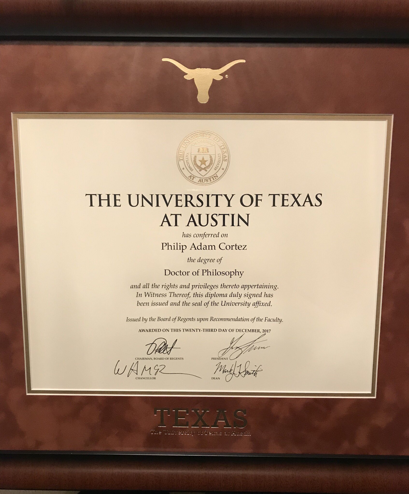 Ut Austin Diploma Frames