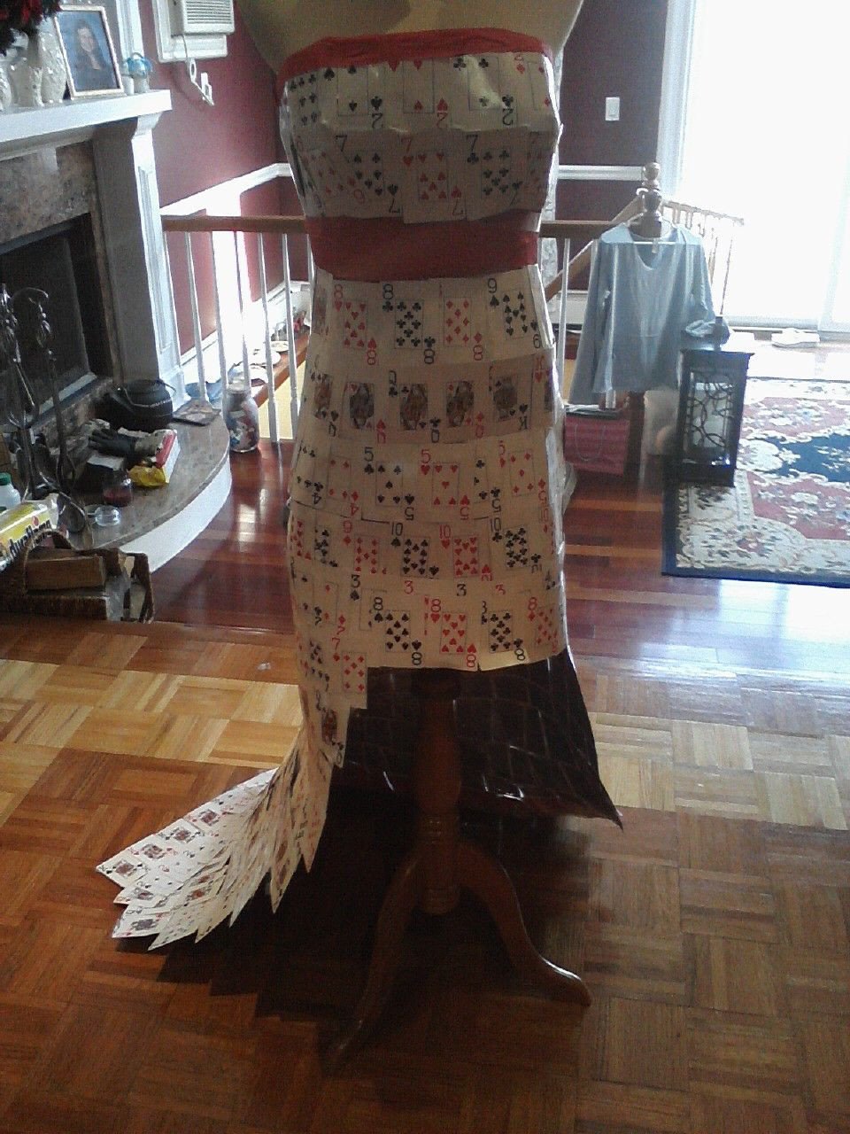 Dress Made Of Playing Cards