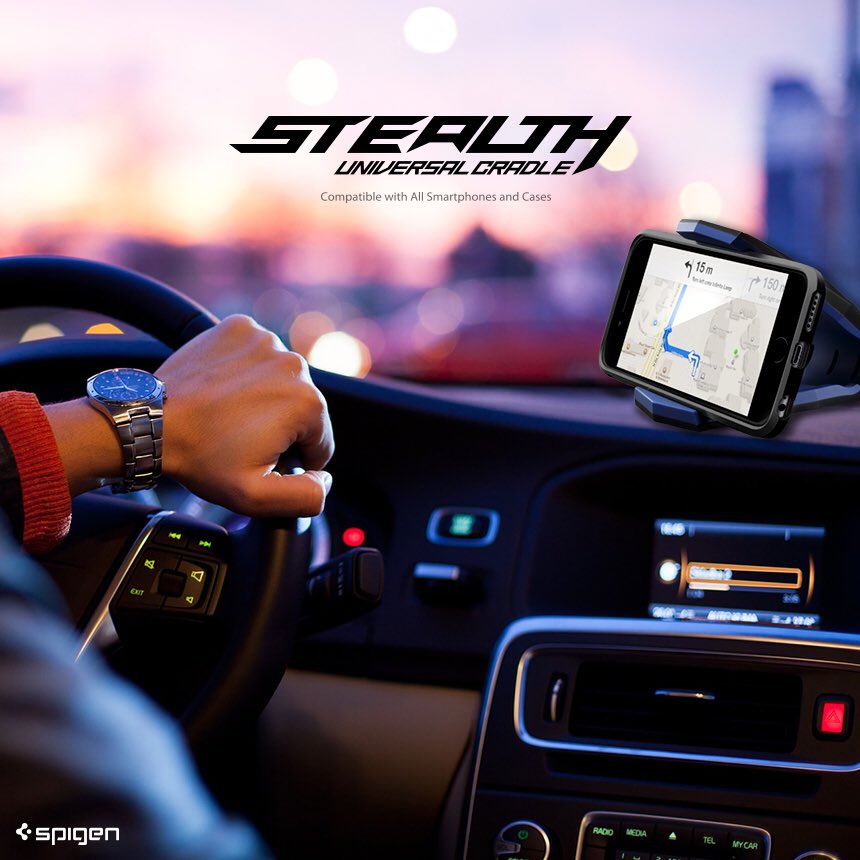Spigen Japan on Twitter: "【カーナビに変身 スマホを挟むだけ】 Spigenの大ヒットアイテム「ステルス」はダッシュボードの上に貼り、片手で簡単にスマホを着脱できる ...