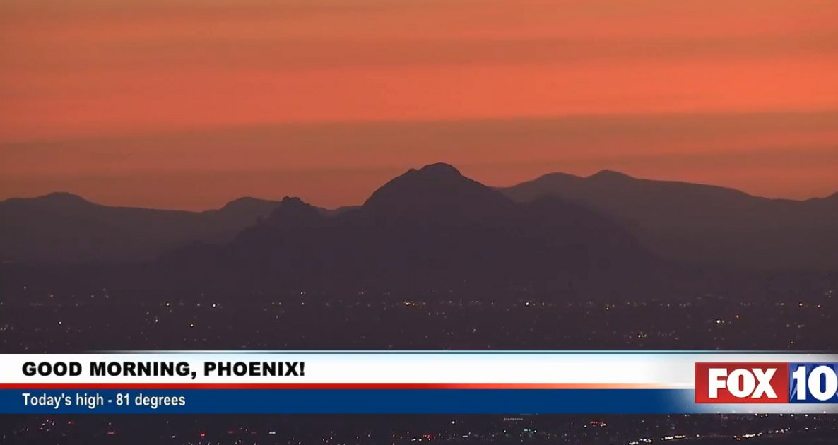 Good morning, #phoenix! let's watch the #sunrise on another beautiful ...