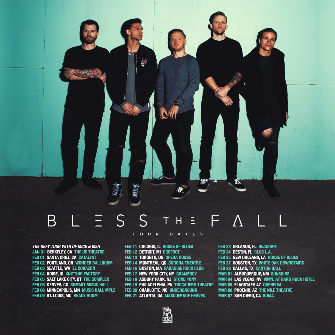 Blessthefall 2022 Tour