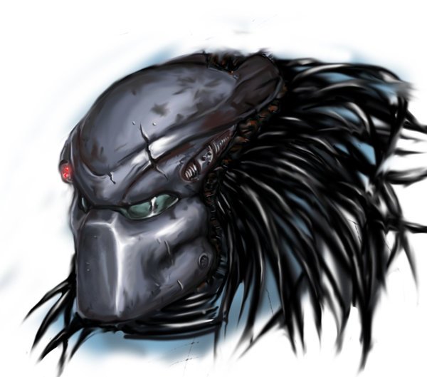 Predator Mask Drawing