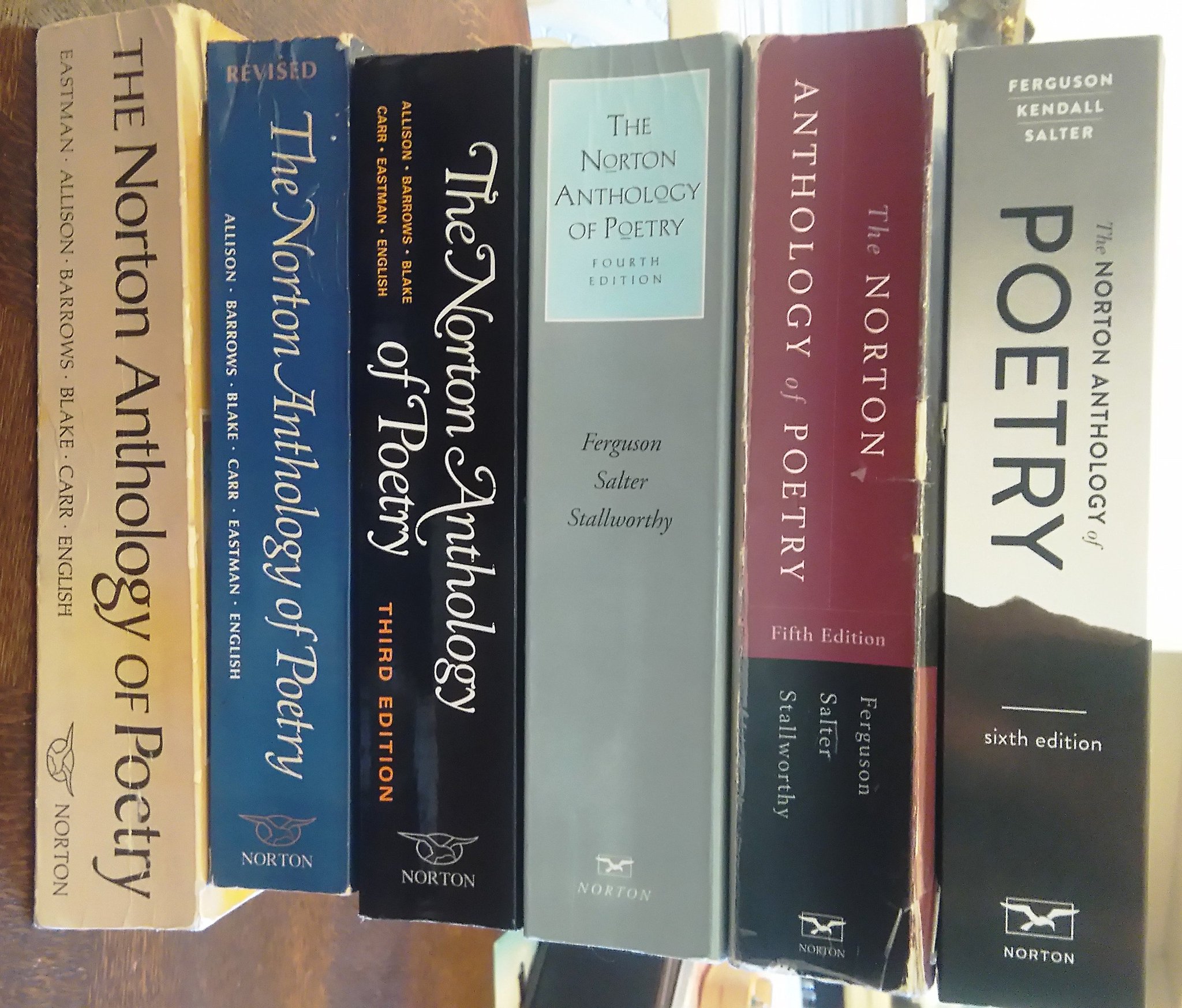 Tim Kendall on Twitter: "It has arrived! Norton Anthology of Poetry ...