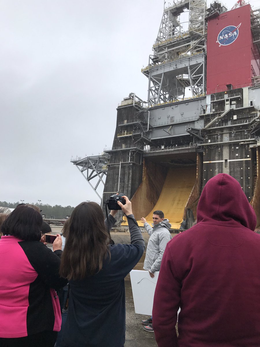 Ryan Roberts, B 2 Stand Manager, is briefing our #NASASocial group at ...