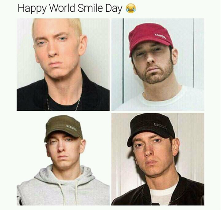 Eminem Smiling