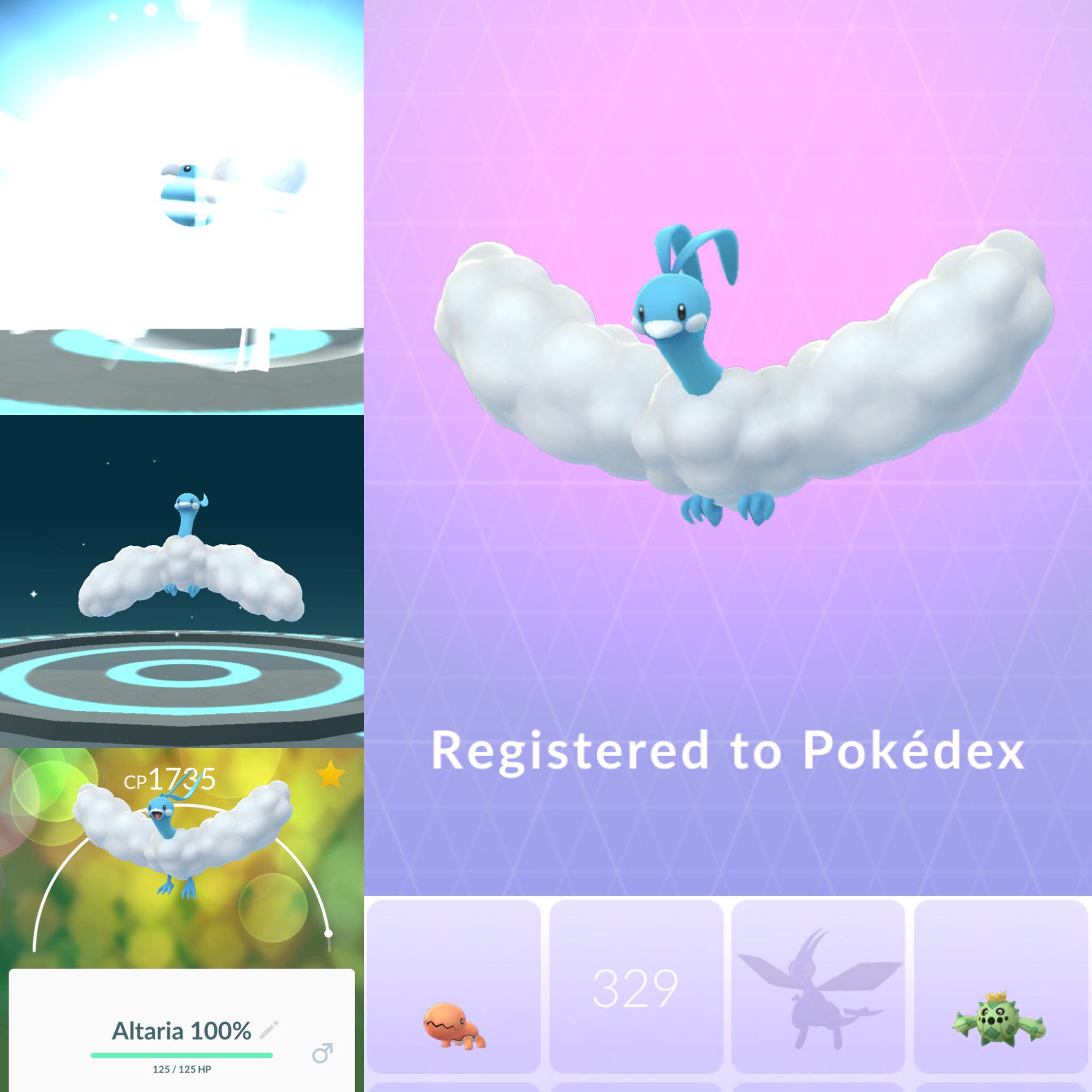 Swablu Evolution Chart
