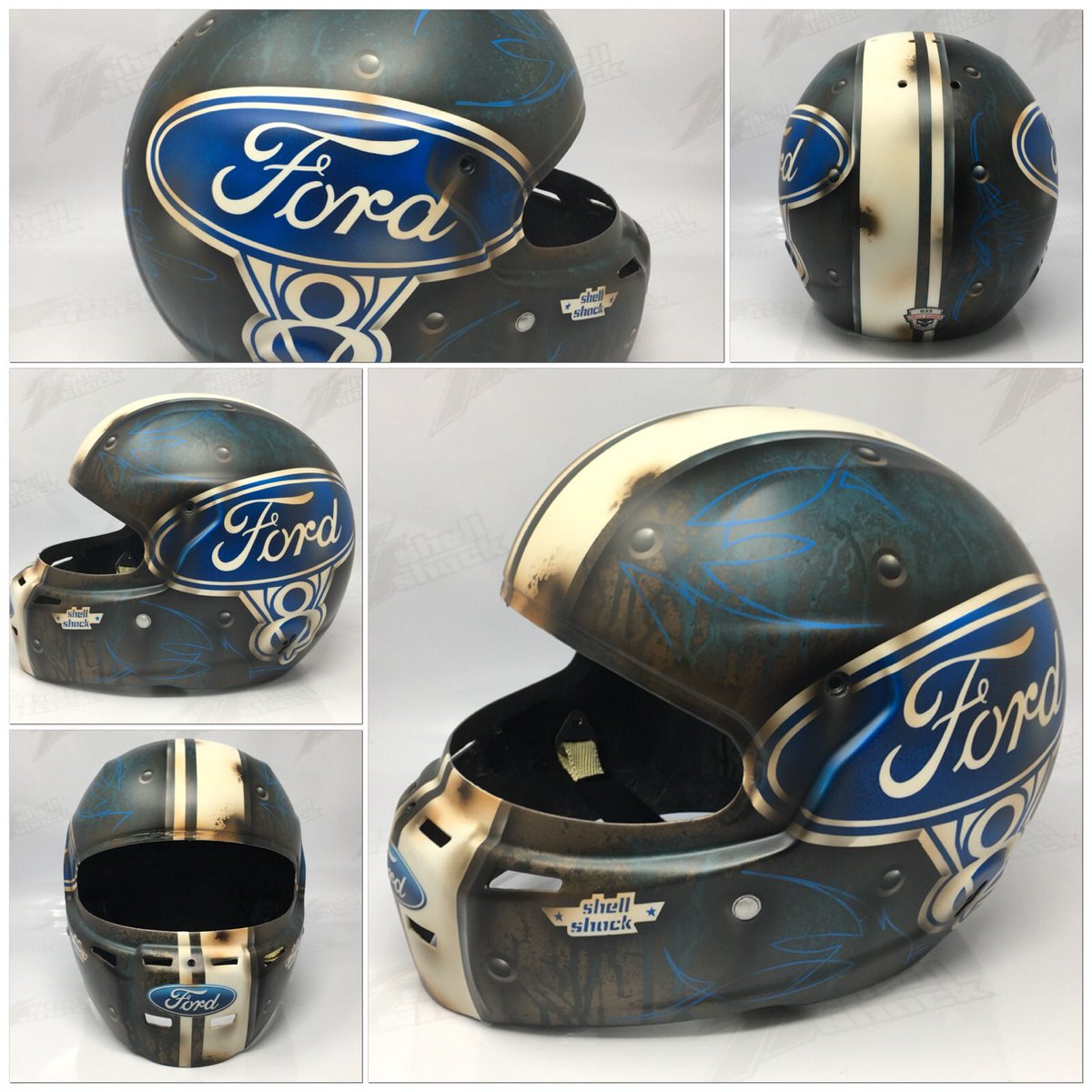 Clint Bowyer’s Mobil 1 helmet is one of the best helmets out there. : r ...