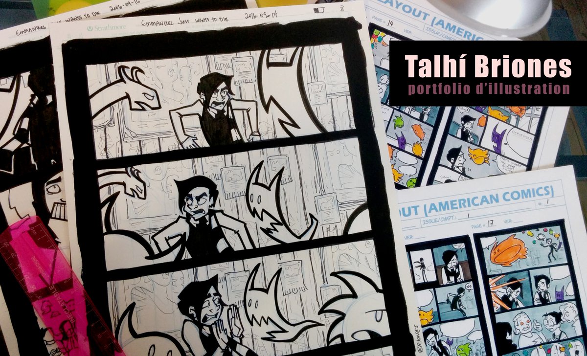 「I'm Talhi Briones, I DRAW https://t.co/04NEYeYrCf , bold cha」Talhí 😎📚 の漫画