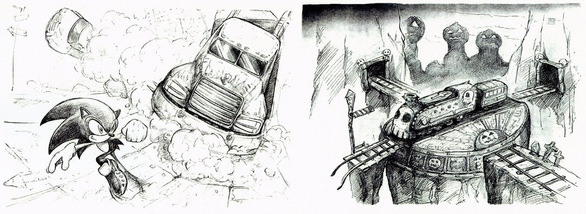 Sonic Level Concept Art