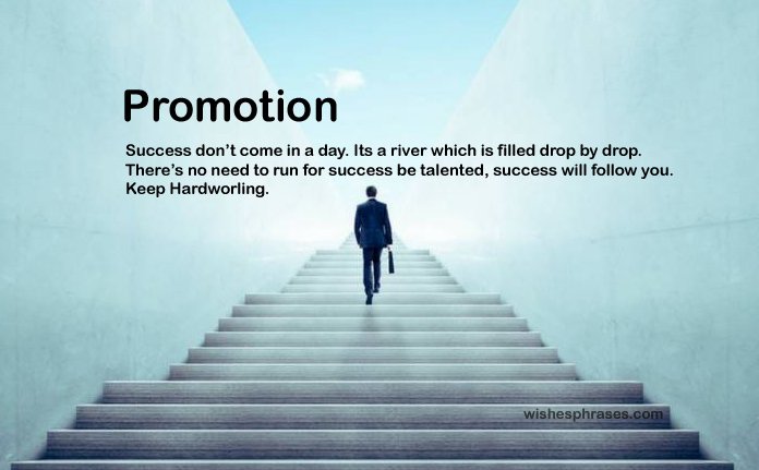 Congratulation Messages For Promotion