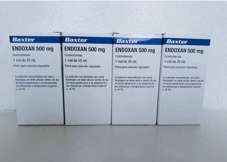 ↪️Disponible en 1 EDOXAN (Ciclo donacionfosfamida )de 500mg gracias a ...