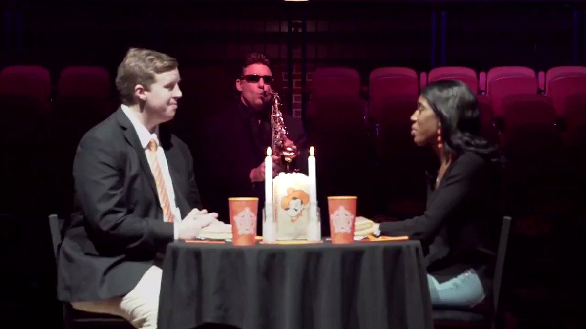 OSUAthletics on Twitter: Mike Gundy "playing" sax to set the mood. : r/CFB