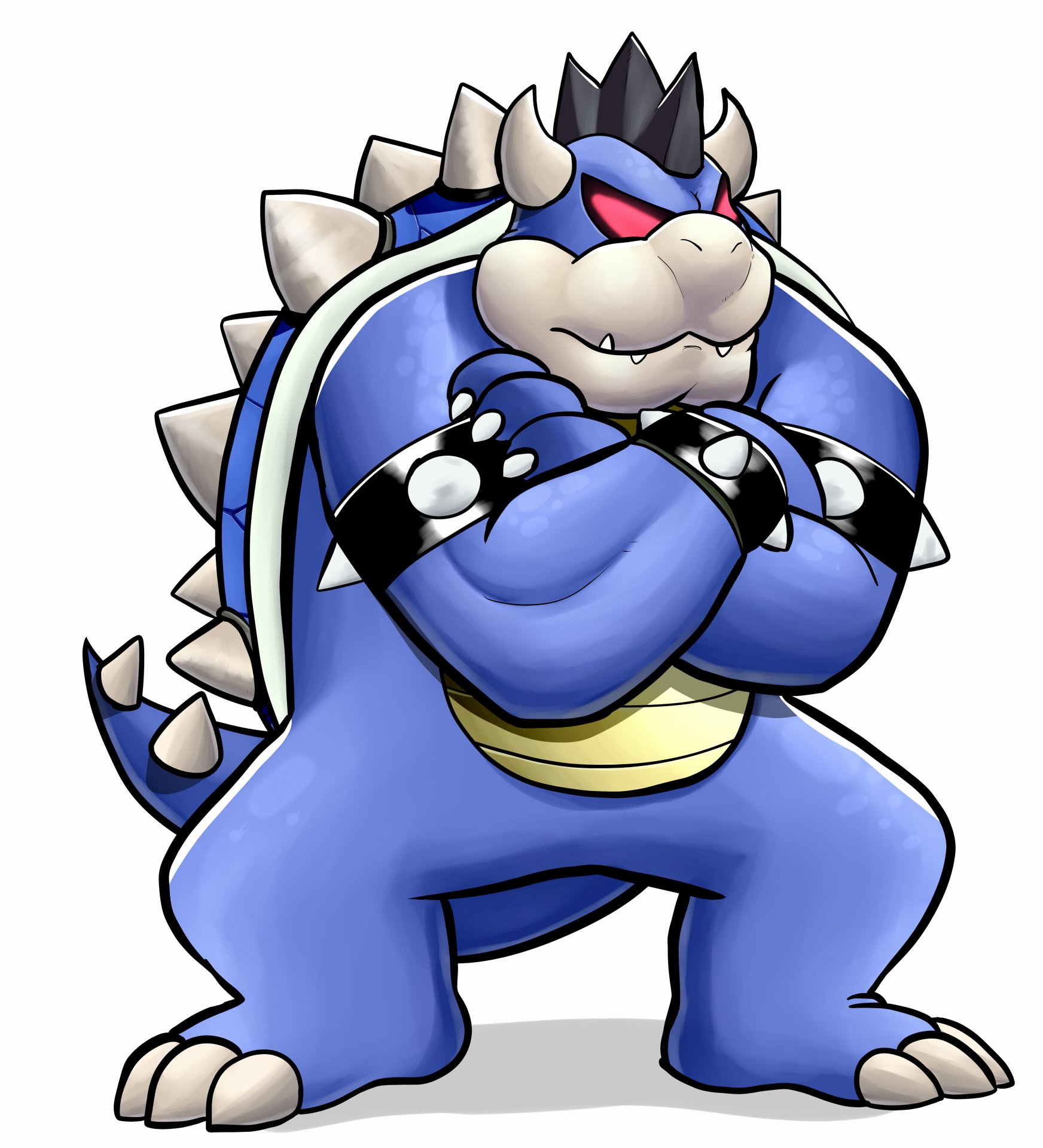 Paper Dark Bowser