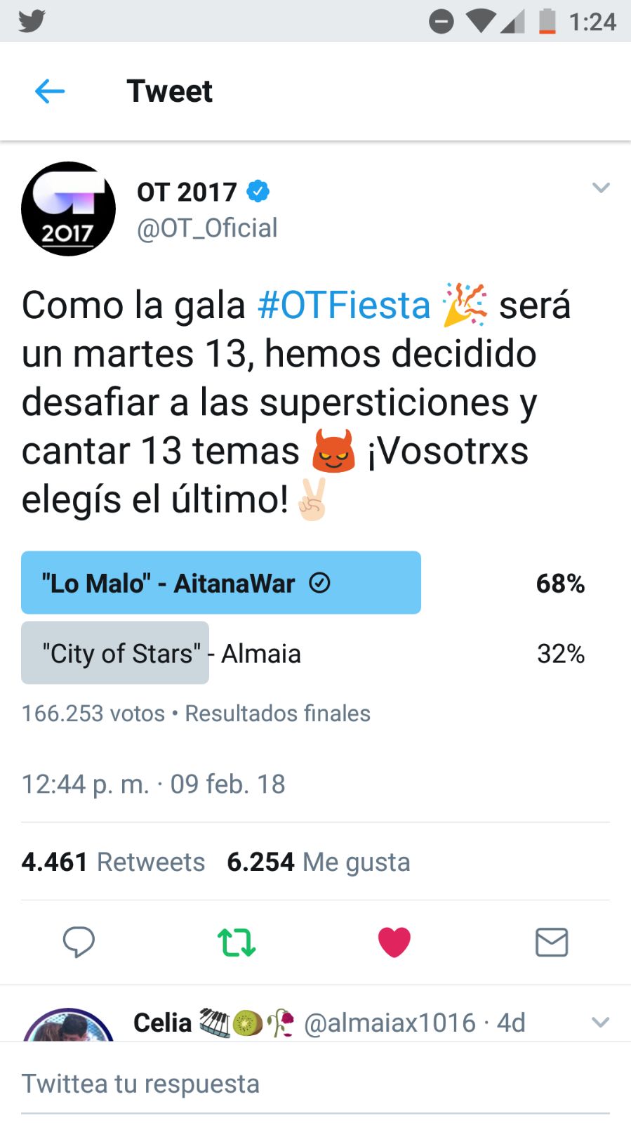 Niva SO on Twitter: "@aitor_gf Si ves bien, mira la encuesta. La audiencia cuenta cuando les da ...