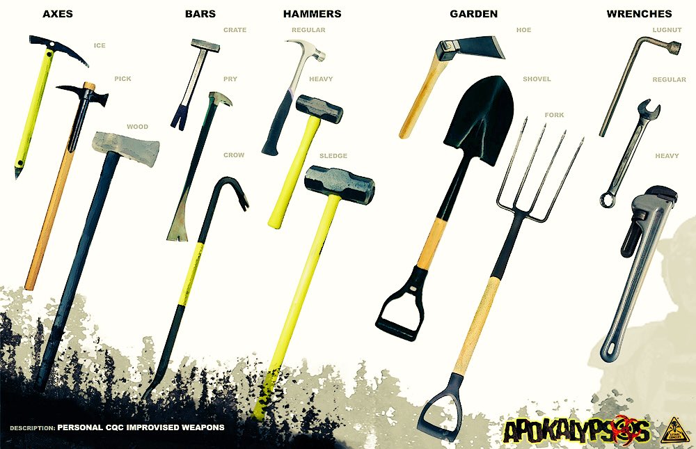 Zombie Apocalypse Melee Weapons
