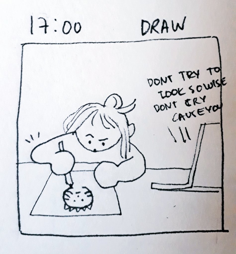 「the rest of the day that I forgot to draw yesterday 」jana 💙💛の漫画