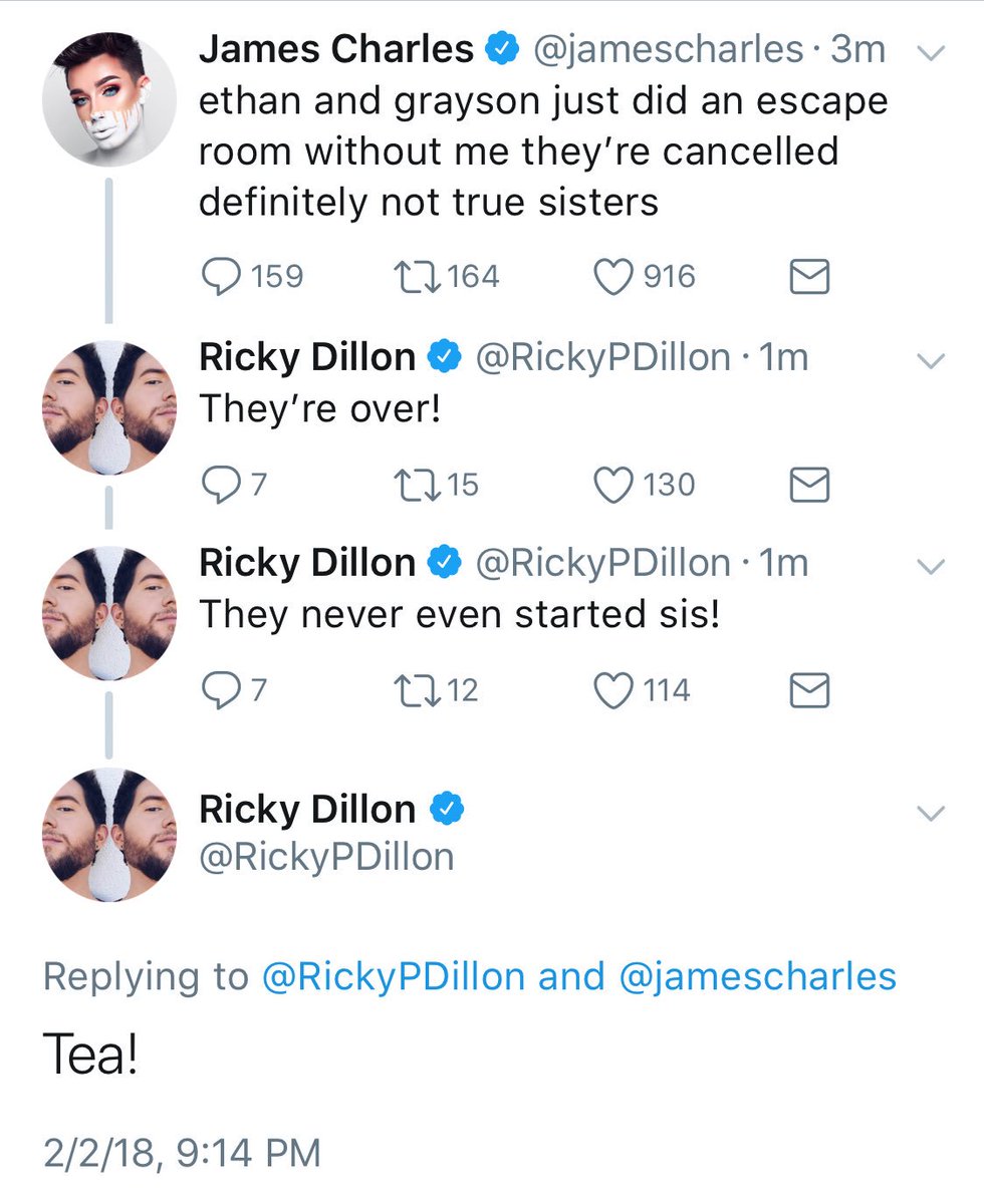 Ricky Dillon Twitter