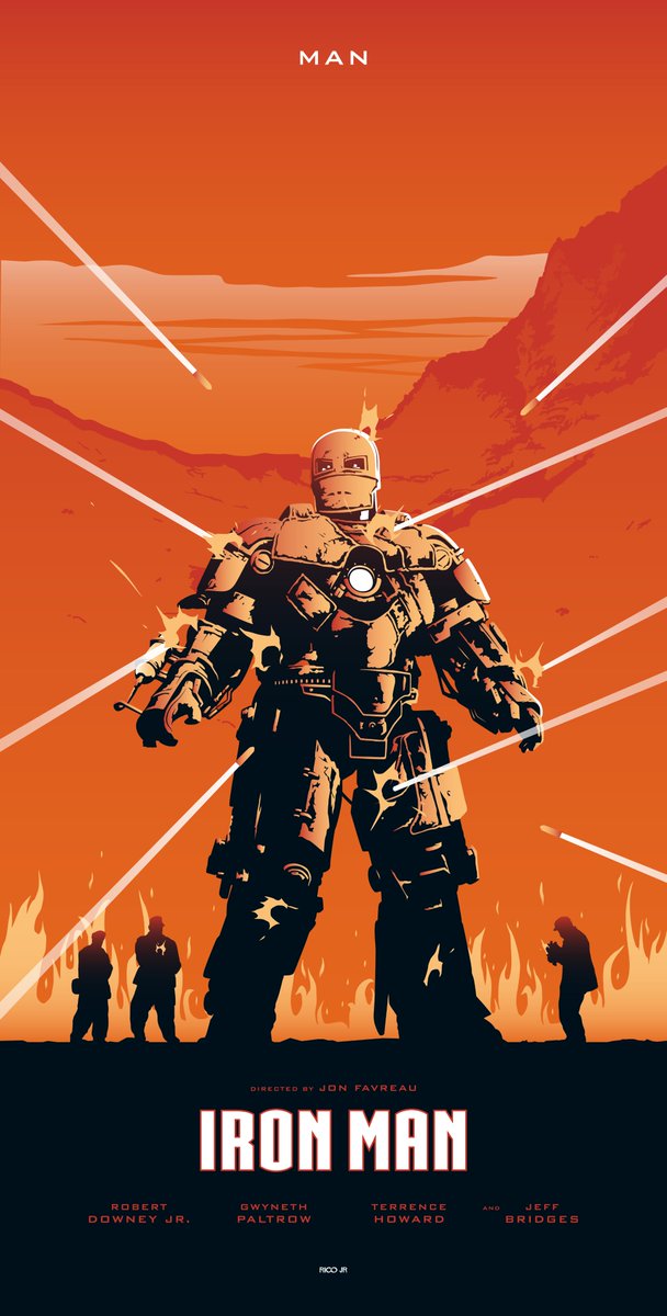 "Man of Iron" (Iron Man Trilogy Posters) by Rico Jr : r/marvelstudios