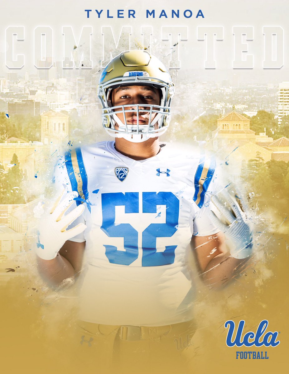 2018 4* DL Tyler Manoa commits to UCLA : r/CFB