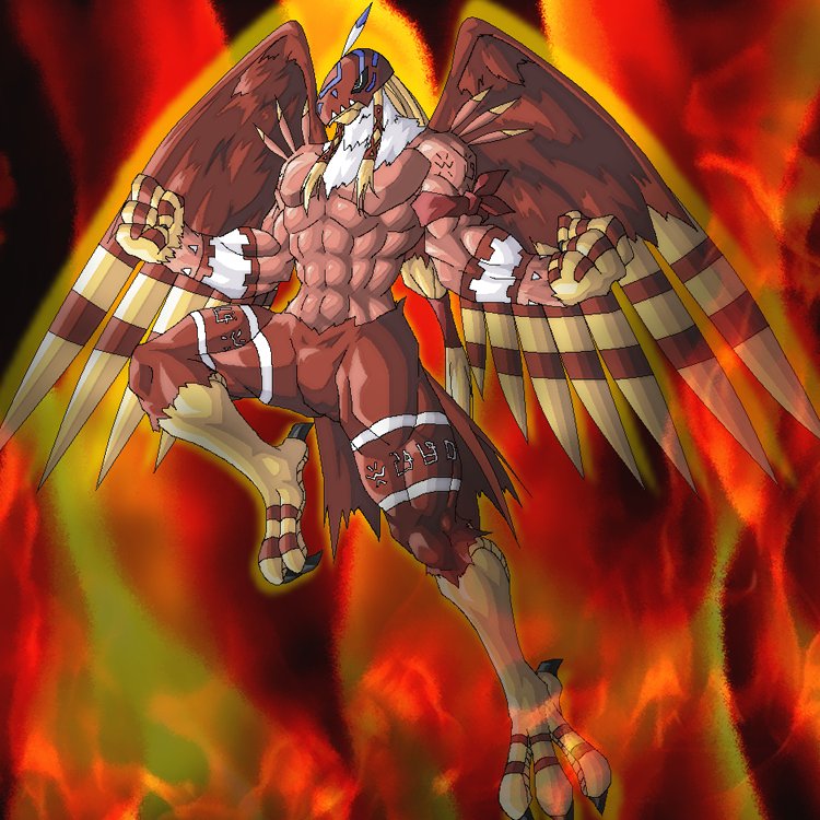 グズズ Guzuzu ウヌク on Twitter: "ガルダモン😚 #デジモン #鳥人…