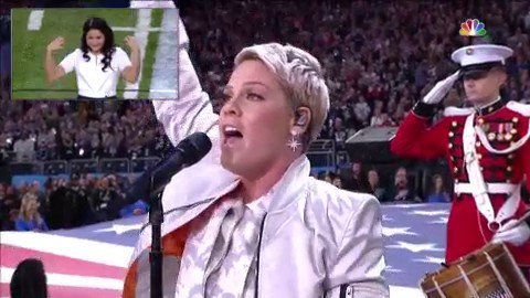 TVGroove GURLz 海外セレブ／エンタメ／ファッションNews on Twitter: "そして #第52回スーパーボウル 開会式に歌手P！NK(ピンク）が登場！ 直前に ...