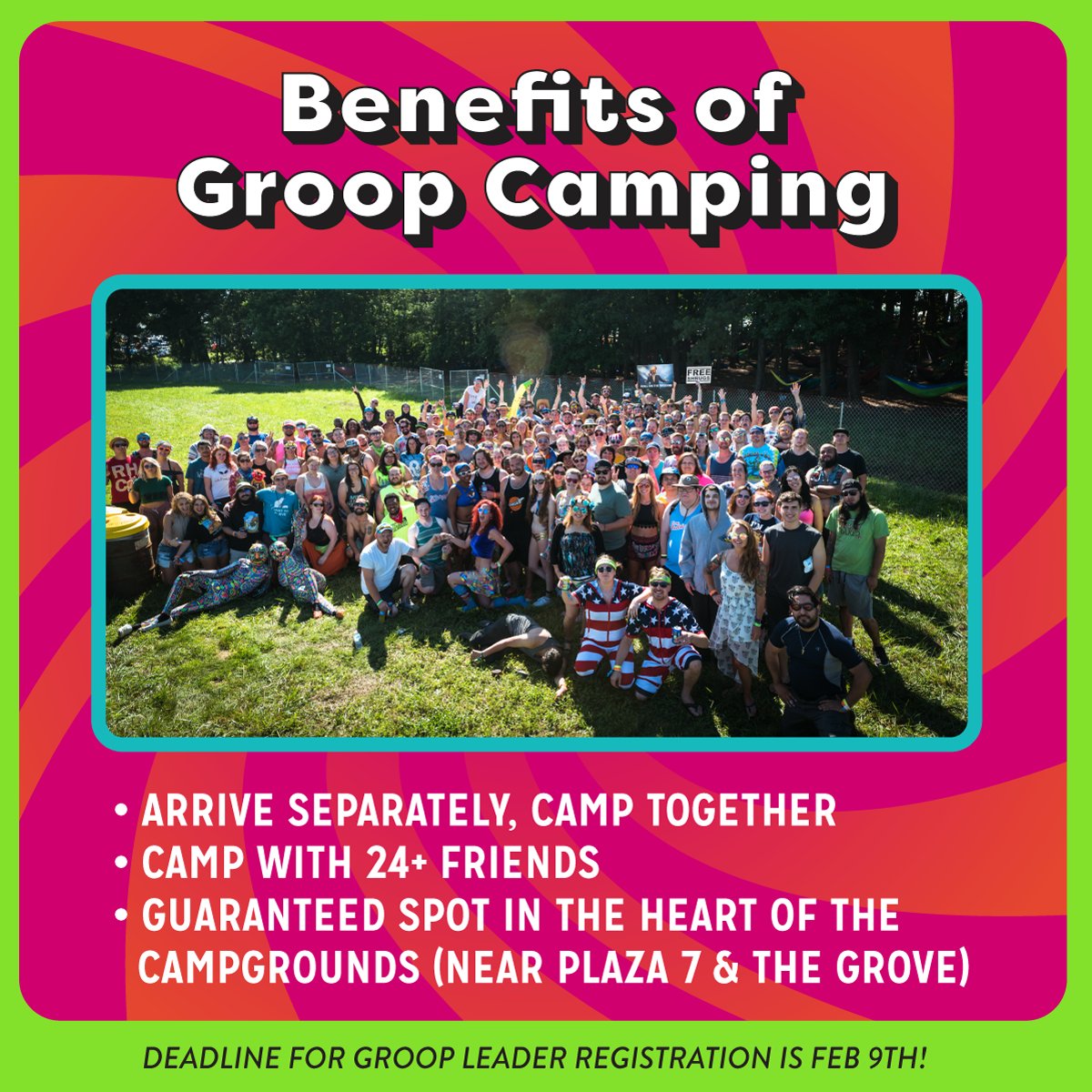 Bonnaroo Camping Space