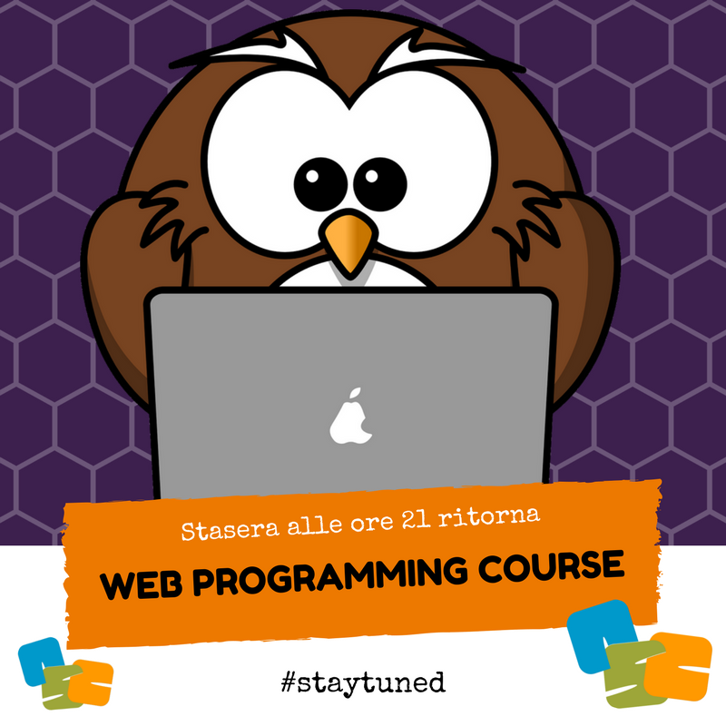 ASC Web Apps by AMV Idealab on Twitter: "#webprogrammingcourse: di cosa ci parlerà stasera ...