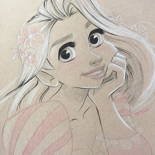 Disney Princess Rapunzel Drawing