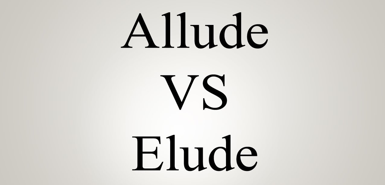 Allude Meaning