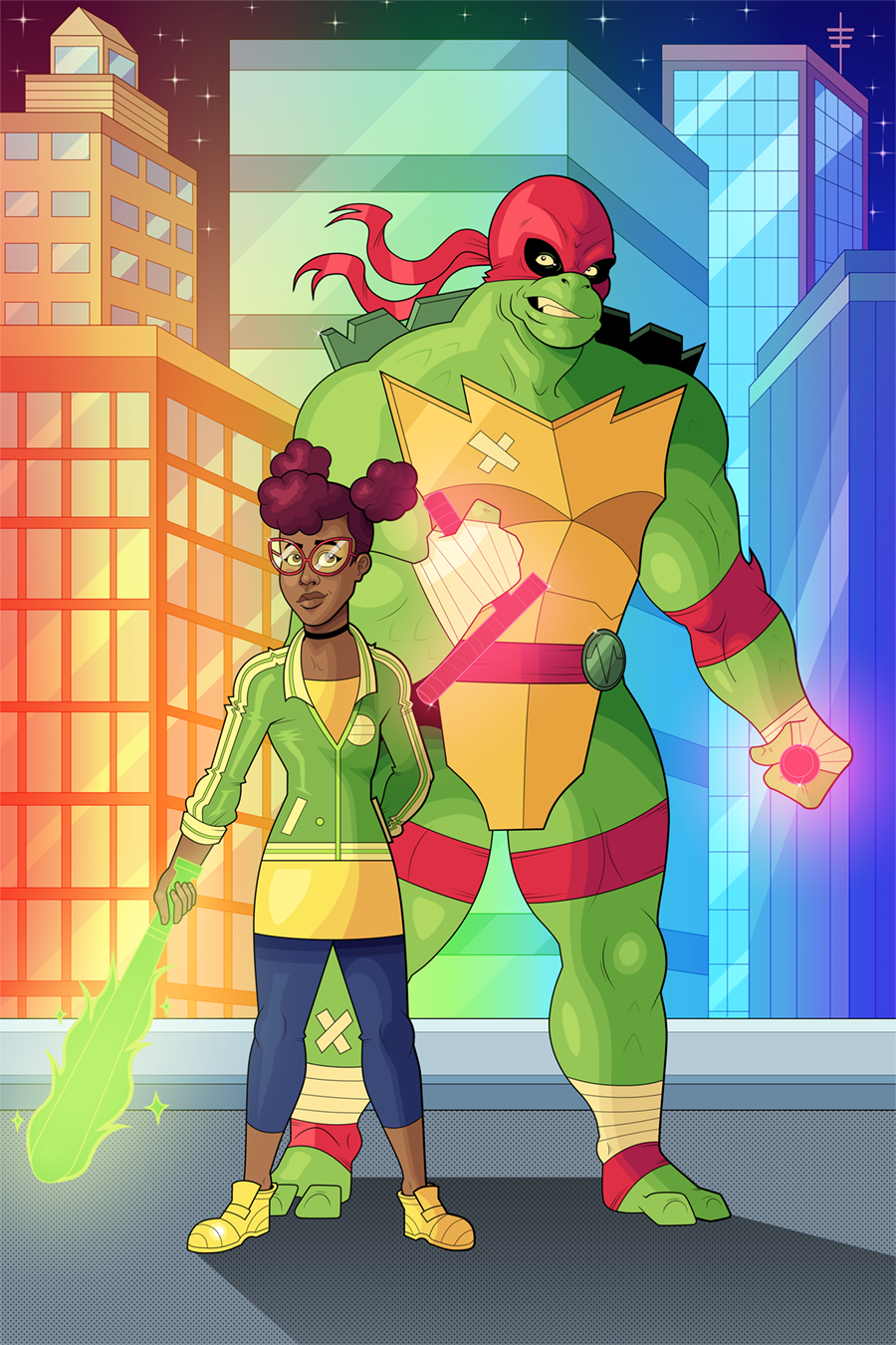 Tmnt Raph And April