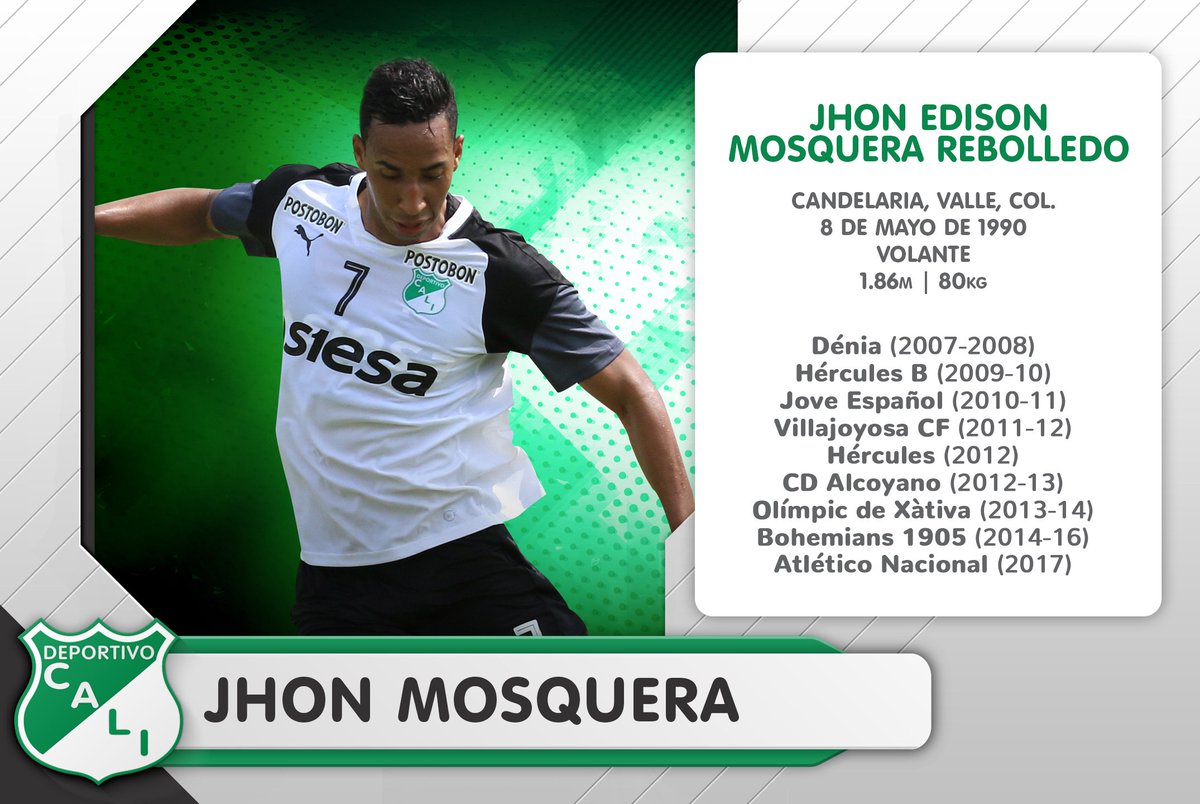 Confirmado: Jhon Edison Mosquera es la quinta contratación del ...