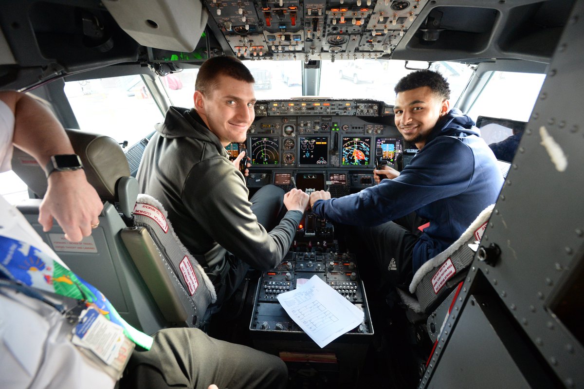 Co-pilots of our team and our hearts : r/denvernuggets